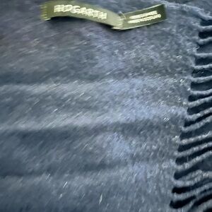 J. Crew | Accessories | Jcrew X Hogarth 0 Cashmere Navy Blue Scarf ...